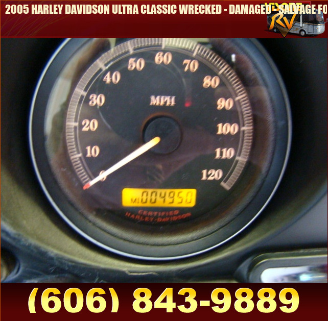 Salvage RV Parts 2005 HARLEY DAVIDSON ULTRA CLASSIC WRECKED - DAMAGED ...