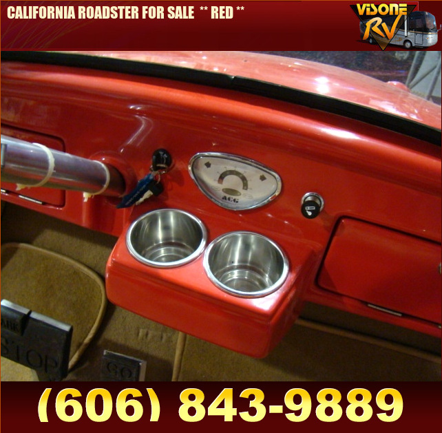 Salvage RV Parts CALIFORNIA ROADSTER FOR SALE ** RED ** ATV UTVs Boats ...