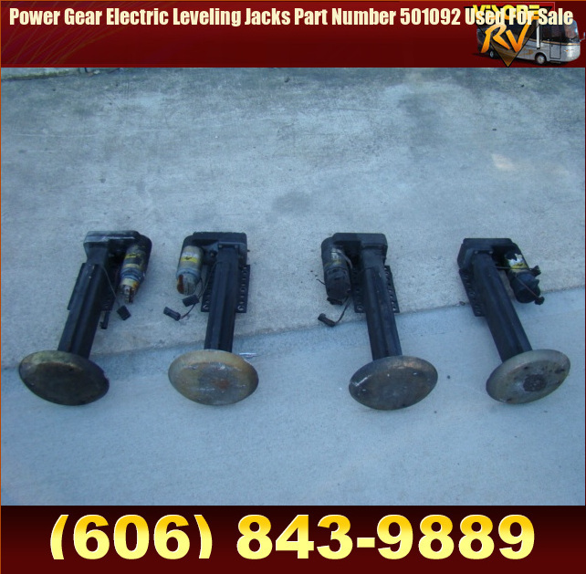 Salvage RV Parts Power Gear Electric Leveling Jacks Part Number 501092 ...