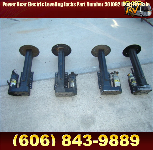 Salvage RV Parts Power Gear Electric Leveling Jacks Part Number 501092 ...
