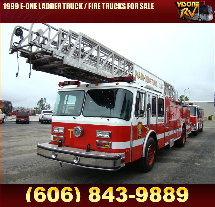 Salvage RV Parts 1999 E-ONE LADDER TRUCK / FIRE TRUCKS FOR SALE ...