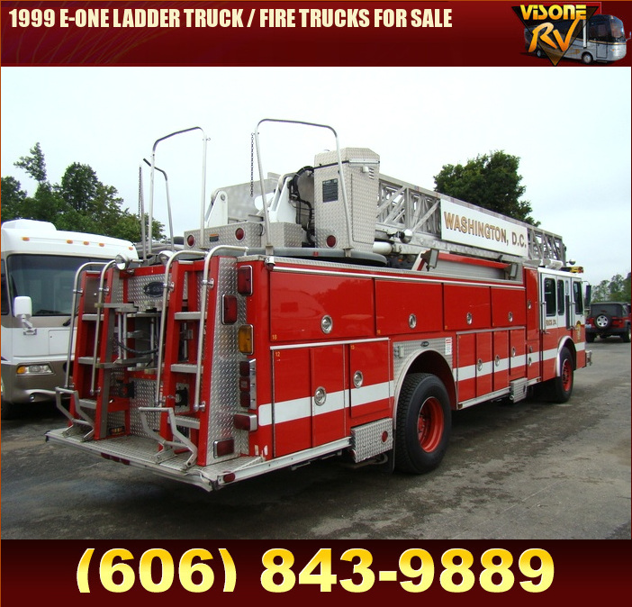 Salvage RV Parts 1999 E-ONE LADDER TRUCK / FIRE TRUCKS FOR SALE ...