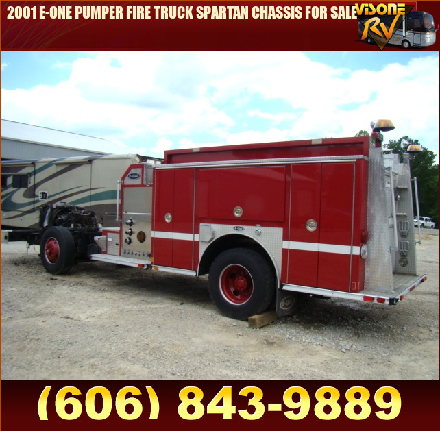 Salvage RV Parts 2001 E-ONE PUMPER FIRE TRUCK SPARTAN CHASSIS FOR SALE ...