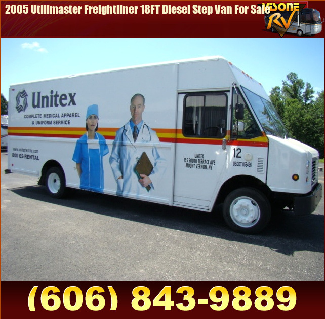 Used RV Parts 2005 Utilimaster Freightliner 18FT Diesel Step Van For ...