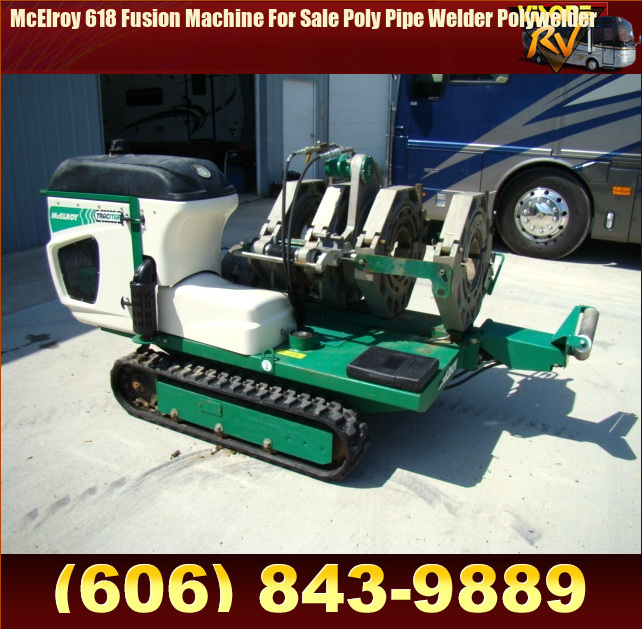 Salvage RV Parts McElroy 618 Fusion Machine For Sale Poly Pipe Welder ...