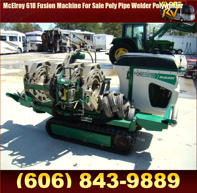 Salvage RV Parts McElroy 618 Fusion Machine For Sale Poly Pipe Welder ...