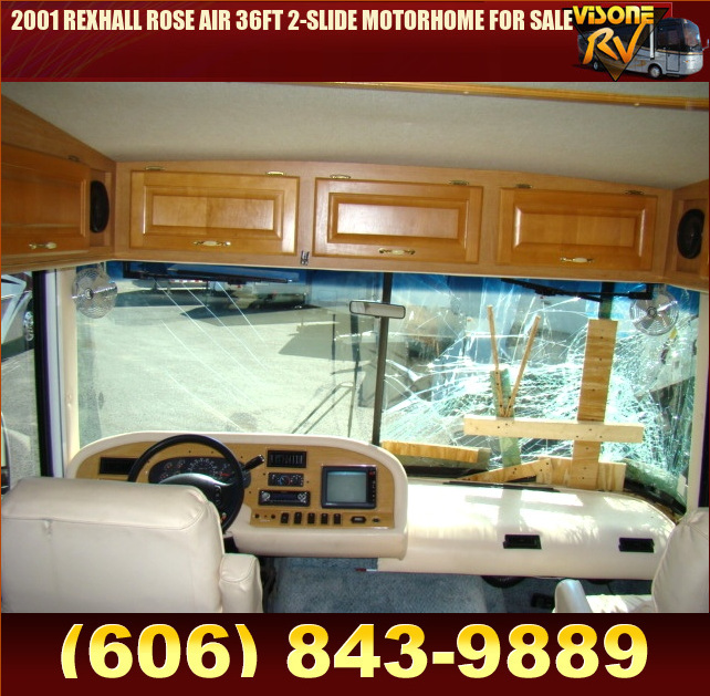 Salvage RV Parts 2001 REXHALL ROSE AIR 36FT 2-SLIDE MOTORHOME FOR SALE ...