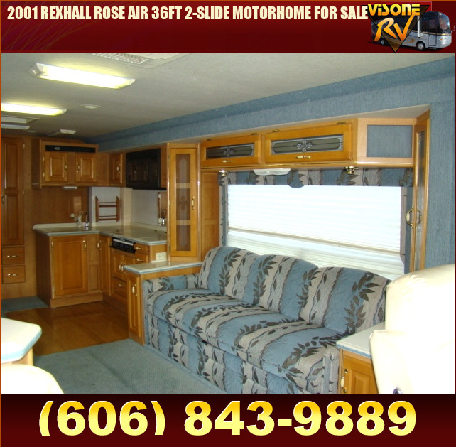 Salvage RV Parts 2001 REXHALL ROSE AIR 36FT 2-SLIDE MOTORHOME FOR SALE ...