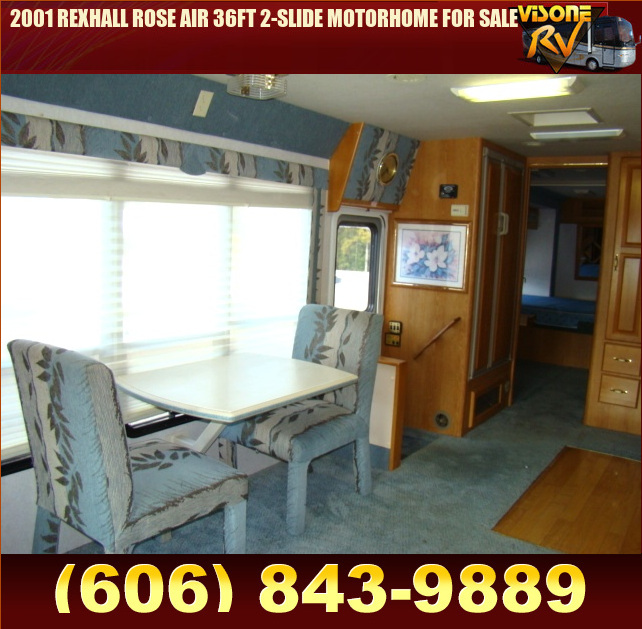 Salvage RV Parts 2001 REXHALL ROSE AIR 36FT 2-SLIDE MOTORHOME FOR SALE ...
