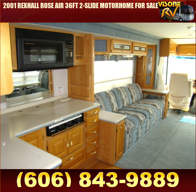 Salvage RV Parts 2001 REXHALL ROSE AIR 36FT 2-SLIDE MOTORHOME FOR SALE ...
