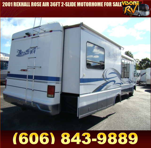 Salvage RV Parts 2001 REXHALL ROSE AIR 36FT 2-SLIDE MOTORHOME FOR SALE ...