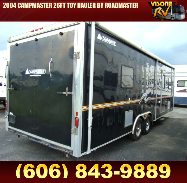 Salvage RV Parts 2004 CAMPMASTER 26FT TOY HAULER BY ROADMASTER RVs ...