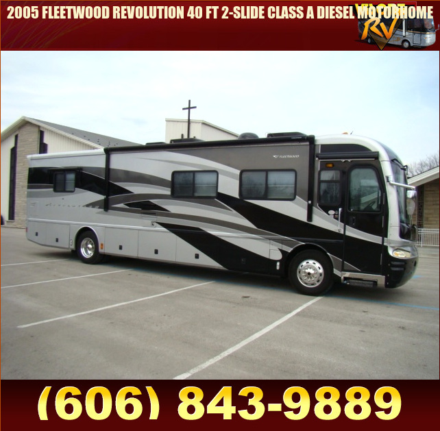Salvage RV Parts 2005 FLEETWOOD REVOLUTION 40 FT 2-SLIDE CLASS A DIESEL ...