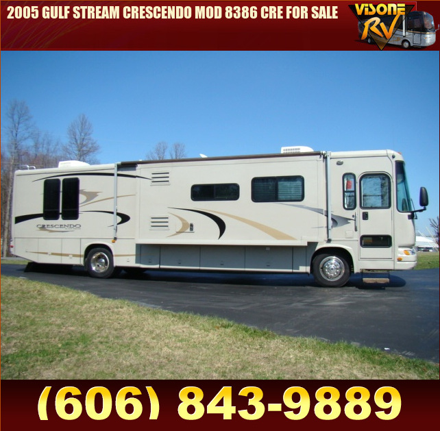 Salvage RV Parts 2005 GULF STREAM CRESCENDO MOD 8386 CRE FOR SALE RVs ...