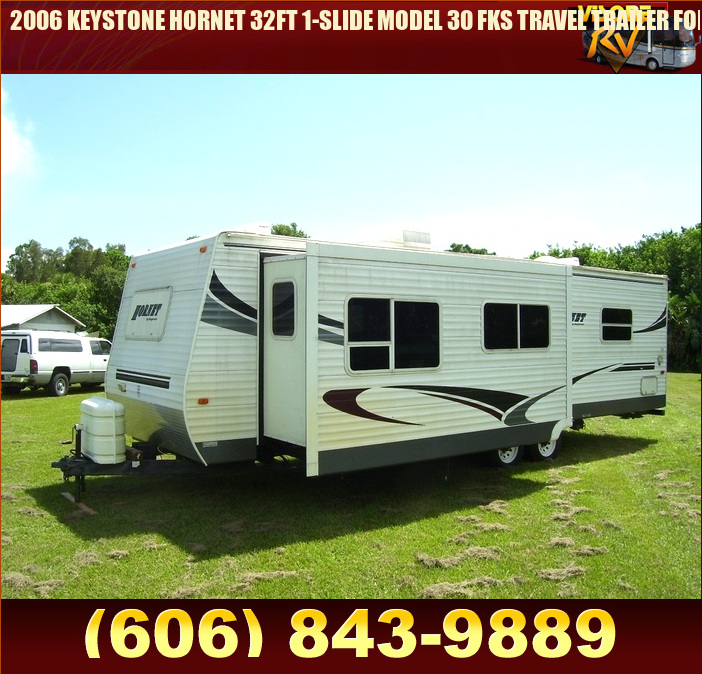 Salvage RV Parts 2006 KEYSTONE HORNET 32FT 1-SLIDE MODEL 30 FKS TRAVEL ...