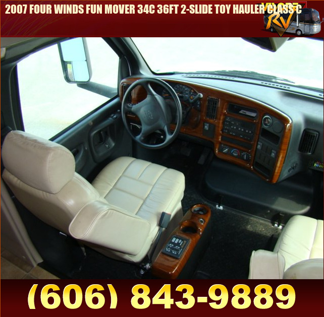 Salvage RV Parts 2007 FOUR WINDS FUN MOVER 34C 36FT 2-SLIDE TOY HAULER ...