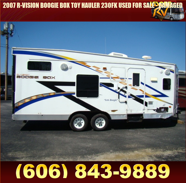 Used RV Parts 2007 R-VISION BOOGIE BOX TOY HAULER 230FK USED FOR SALE ...