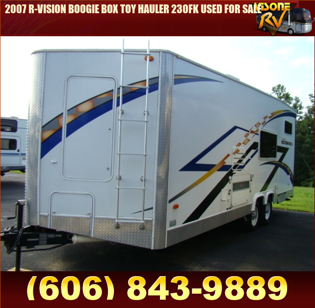 Salvage RV Parts 2007 R-VISION BOOGIE BOX TOY HAULER 230FK USED FOR ...