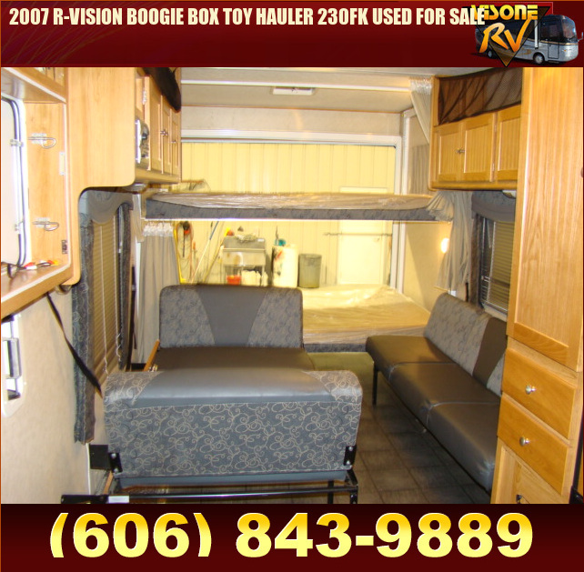 Used RV Parts 2007 R-VISION BOOGIE BOX TOY HAULER 230FK USED FOR SALE ...