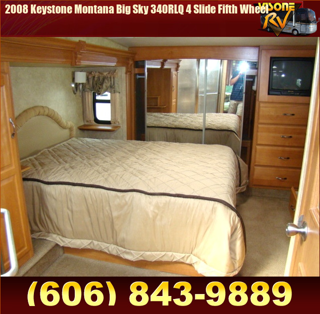 Salvage RV Parts 2008 Keystone Montana Big Sky 340RLQ 4 Slide Fifth ...