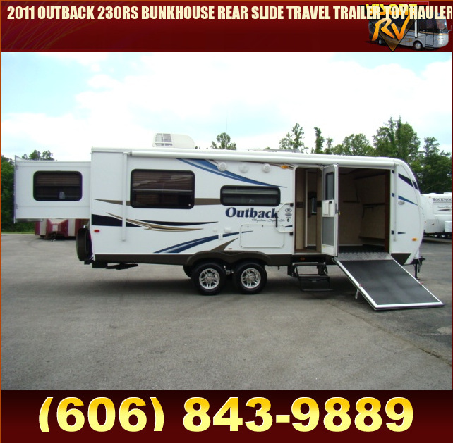 Salvage RV Parts 2011 OUTBACK 230RS BUNKHOUSE REAR SLIDE TRAVEL TRAILER ...