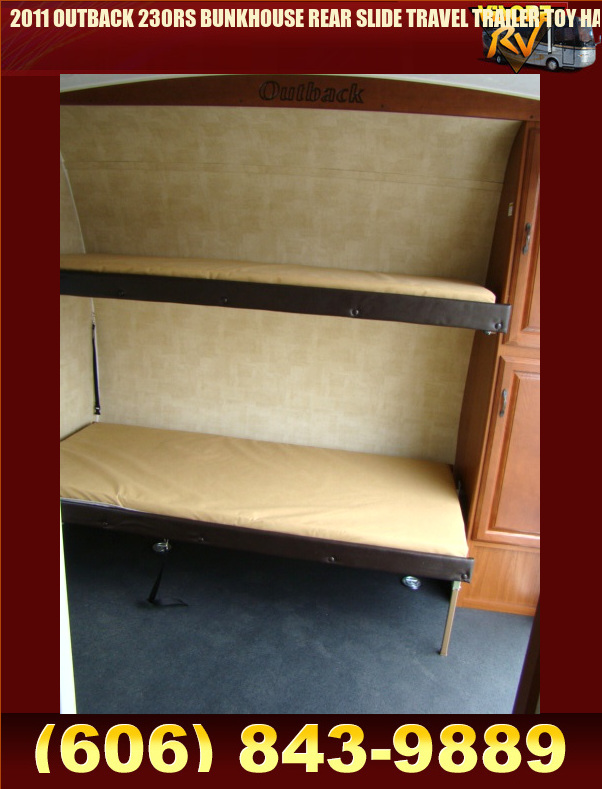 Salvage RV Parts 2011 OUTBACK 230RS BUNKHOUSE REAR SLIDE TRAVEL TRAILER ...