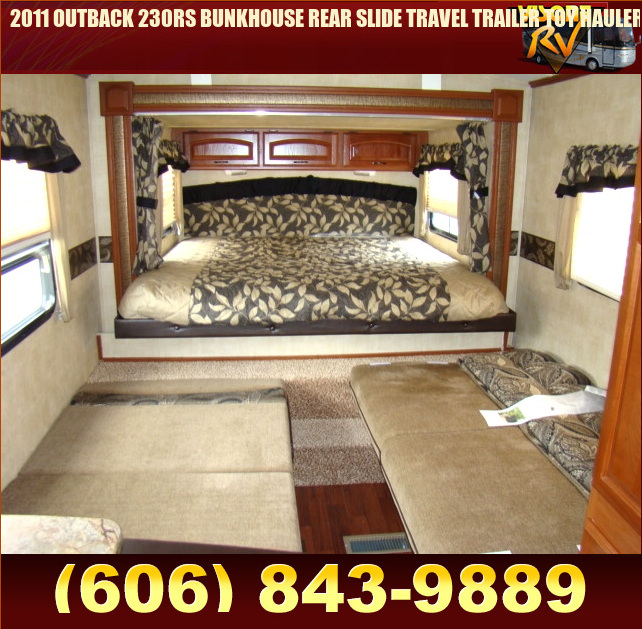 Salvage RV Parts 2011 OUTBACK 230RS BUNKHOUSE REAR SLIDE TRAVEL TRAILER ...
