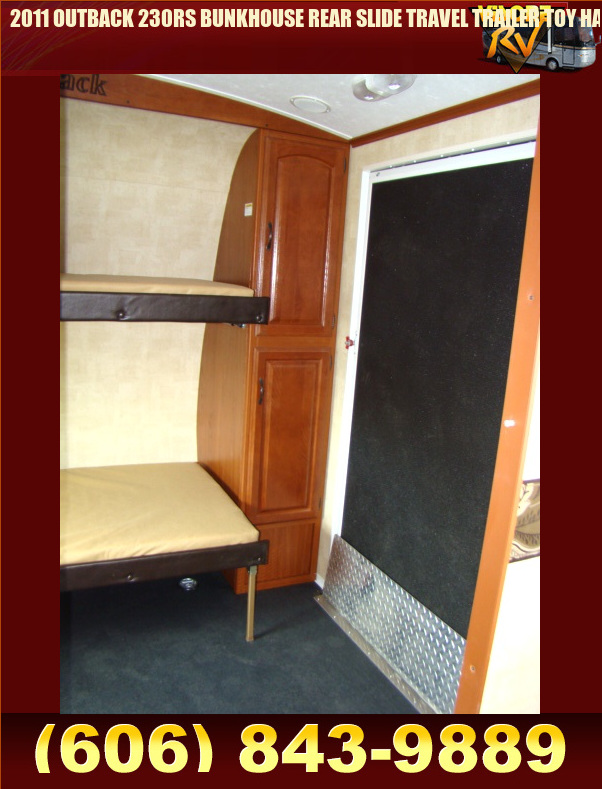 Salvage RV Parts 2011 OUTBACK 230RS BUNKHOUSE REAR SLIDE TRAVEL TRAILER ...