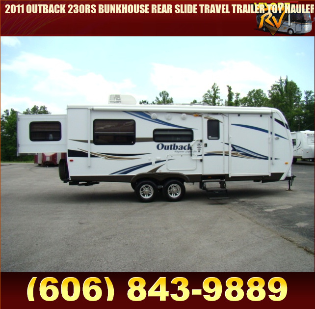 Salvage RV Parts 2011 OUTBACK 230RS BUNKHOUSE REAR SLIDE TRAVEL TRAILER ...