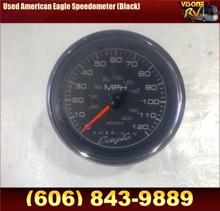 Salvage RV Parts Used American Eagle Speedometer (Black) Used RV Parts ...