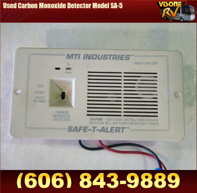 Salvage RV Parts Used Carbon Monoxide Detector Model SA-5 Used RV Parts ...