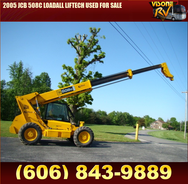 Salvage RV Parts 2005 JCB 508C LOADALL LIFTECH USED FOR SALE Work ...