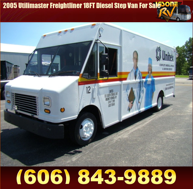 Used RV Parts 2005 Utilimaster Freightliner 18FT Diesel Step Van For ...