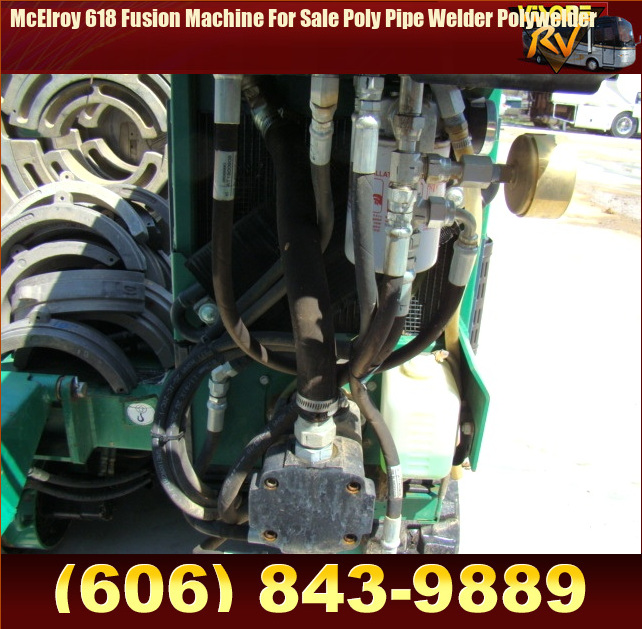 Salvage RV Parts McElroy 618 Fusion Machine For Sale Poly Pipe Welder ...