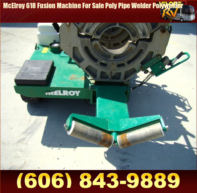 Salvage RV Parts McElroy 618 Fusion Machine For Sale Poly Pipe Welder ...