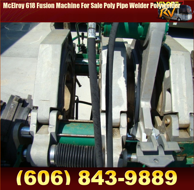 Used RV Parts McElroy 618 Fusion Machine For Sale Poly Pipe Welder ...