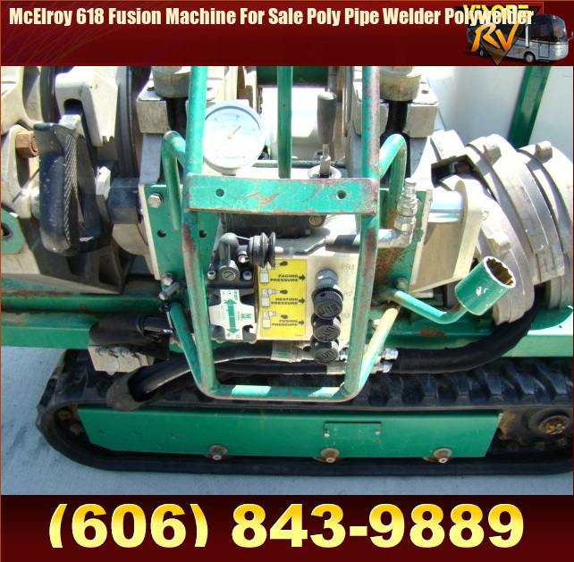 Salvage RV Parts McElroy 618 Fusion Machine For Sale Poly Pipe Welder ...