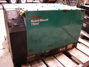 Salvage RV Parts USED ONAN GENERATOR 7.5 QUITE DIESEL FOR SALE Auto ...
