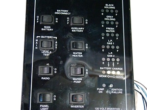 Salvage RV Parts Used Discovery Battery Control Panel Used RV Parts ...