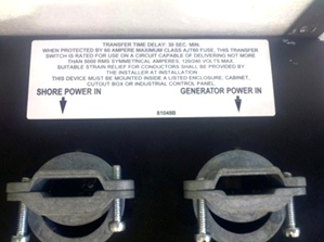 Salvage RV Parts Used Automatic Transfer Switch Model 40250 50amp p/n ...